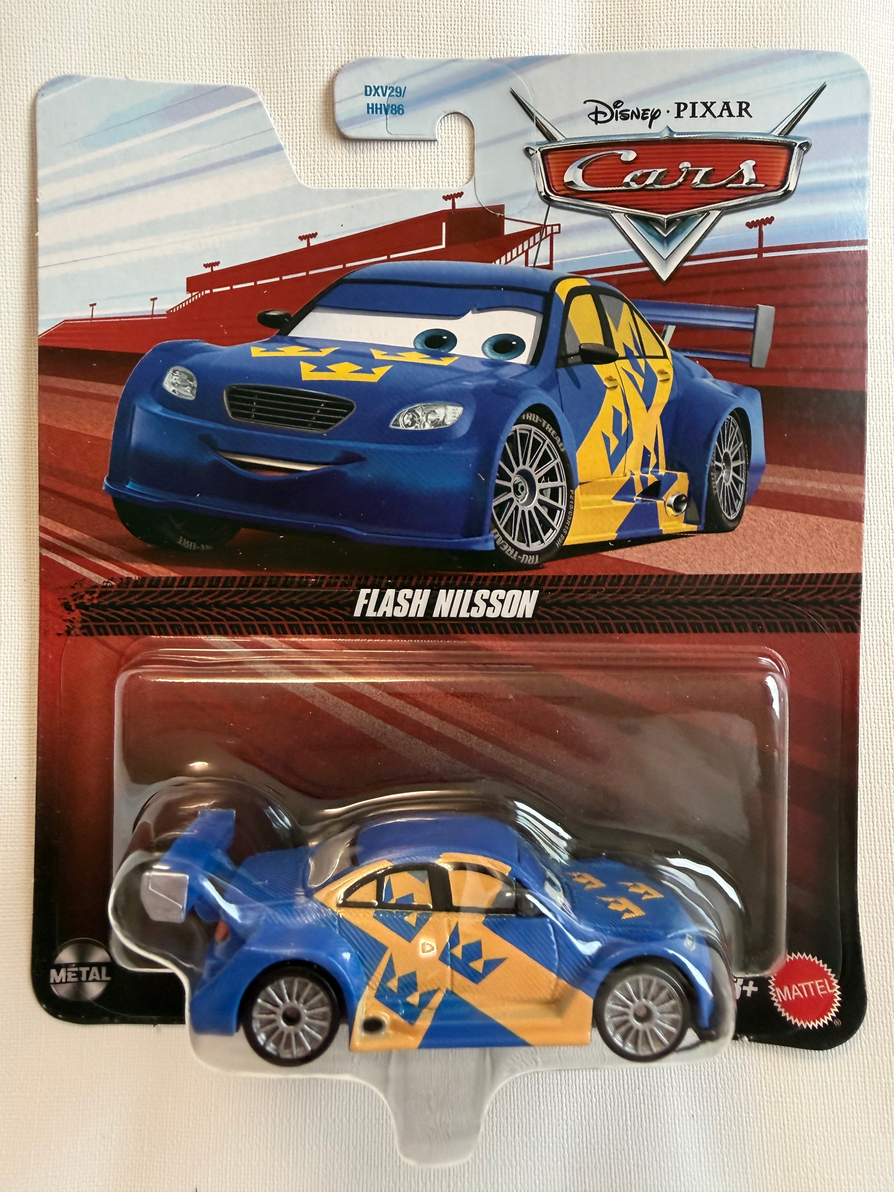 Flash Nilsson Disney Pixar Cars Character Diecast 1:55 Official Mattel ...