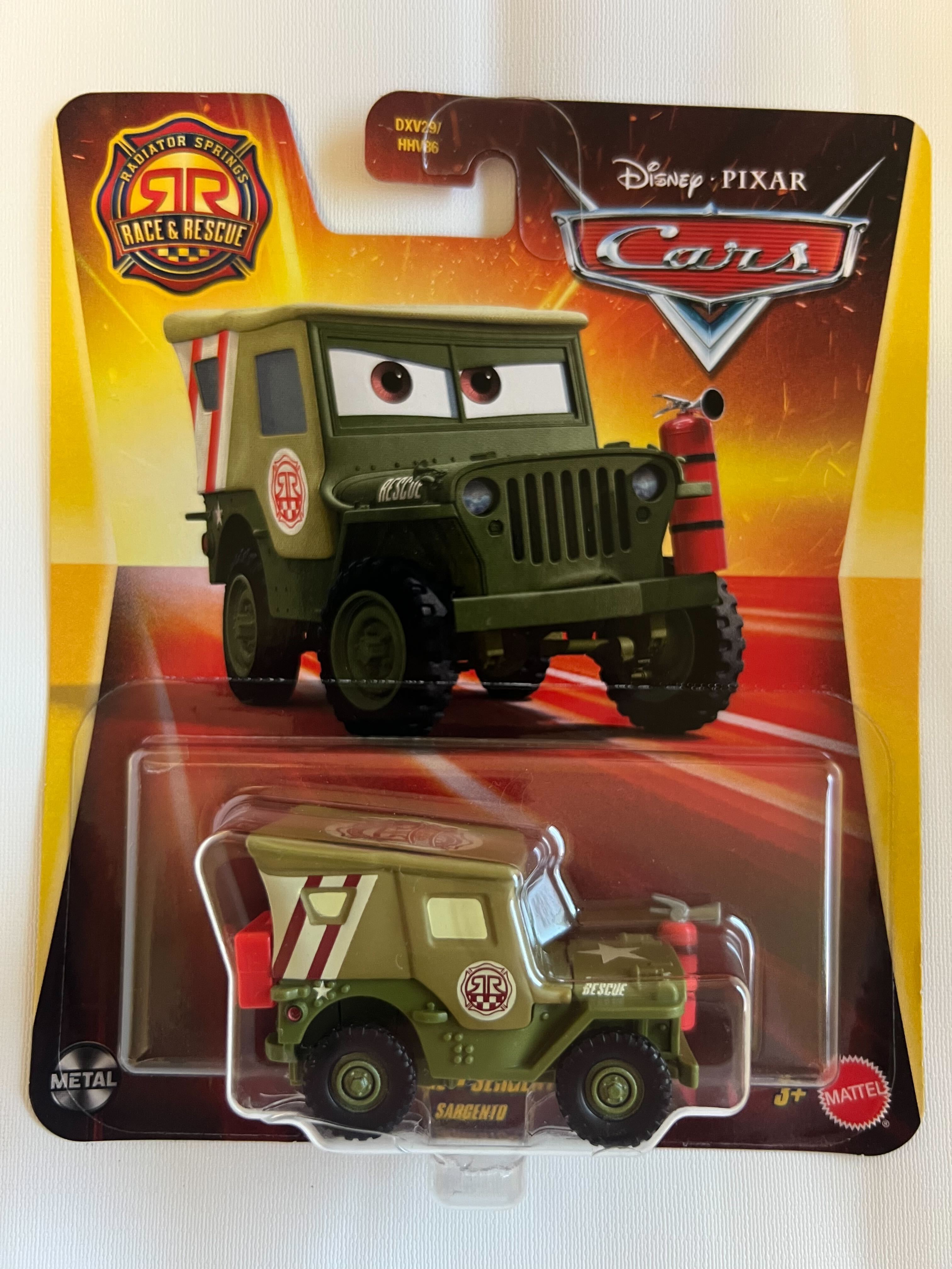 Race & Rescue Sarge Disney Pixar Cars Character Diecast 1:55 Official ...